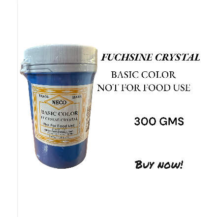 NECO FUCHSINE CRYSTAL 300gms (Basic Color | Not for food used) | Shopee ...