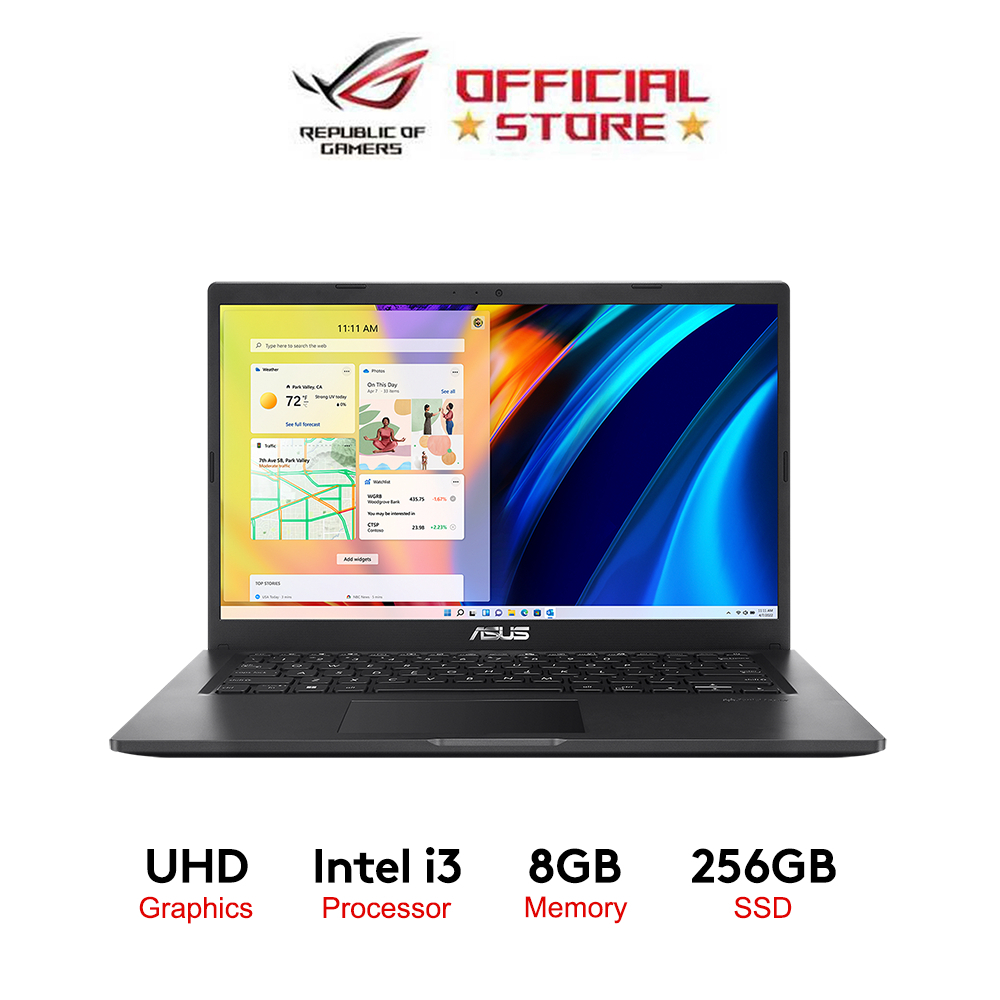 Asus VivoBook 14 X1400EA-BV1901W 14" HD Intel i3 8GB DDR4 256GB SSD ...