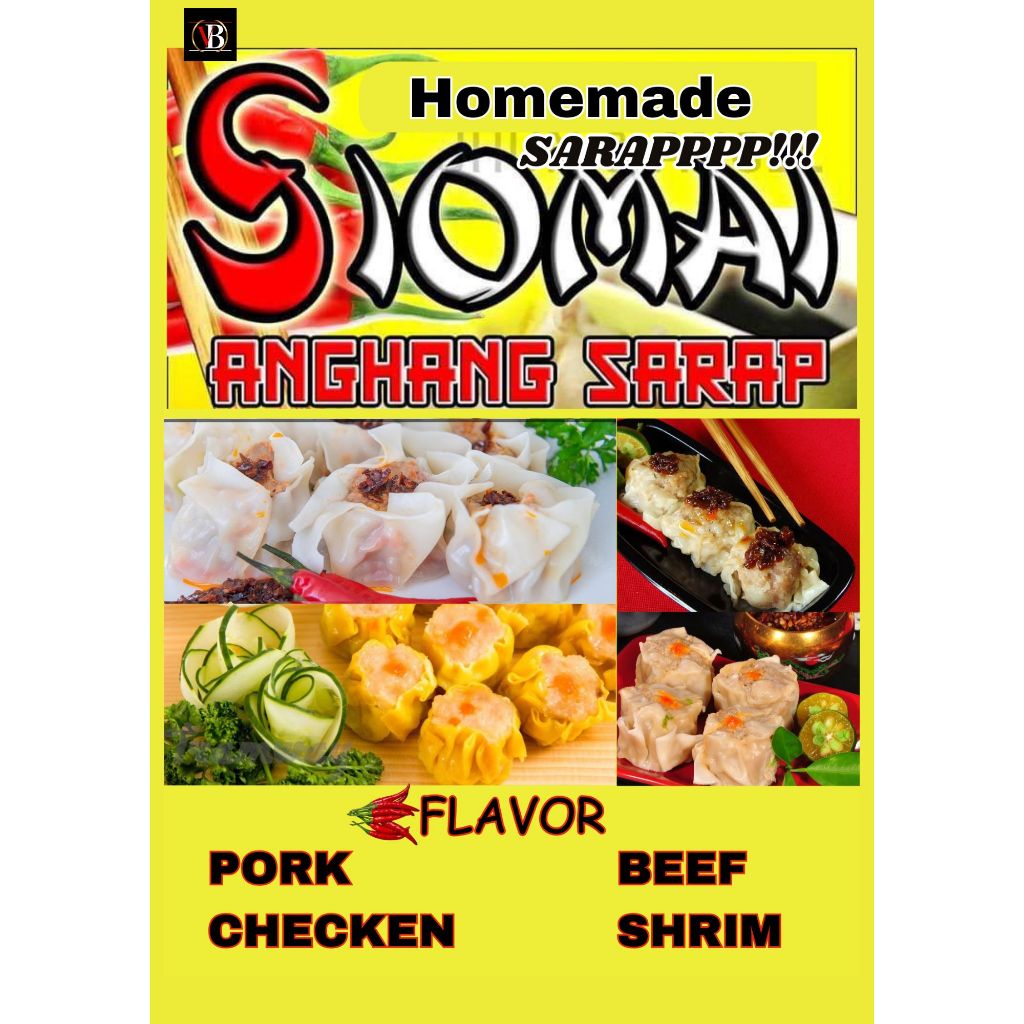Laminated SIOMAI Signages A4 Size makapal 250mic glossy matibay High quality print. | Shopee ...