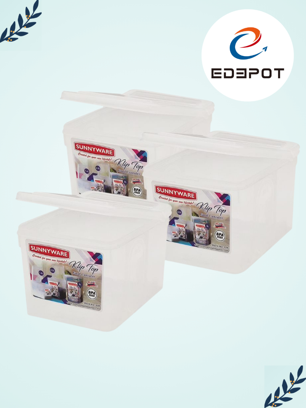Happy Plastic Multi Storage Transparent Box (12 Liters) | Shopee ...