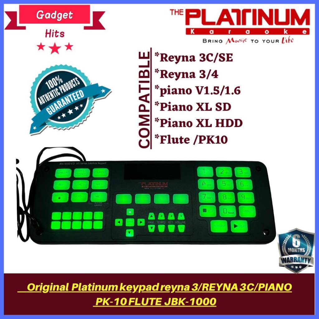 Platinum keypad reyna 3/REYNA 3C/PIANO | Shopee Philippines