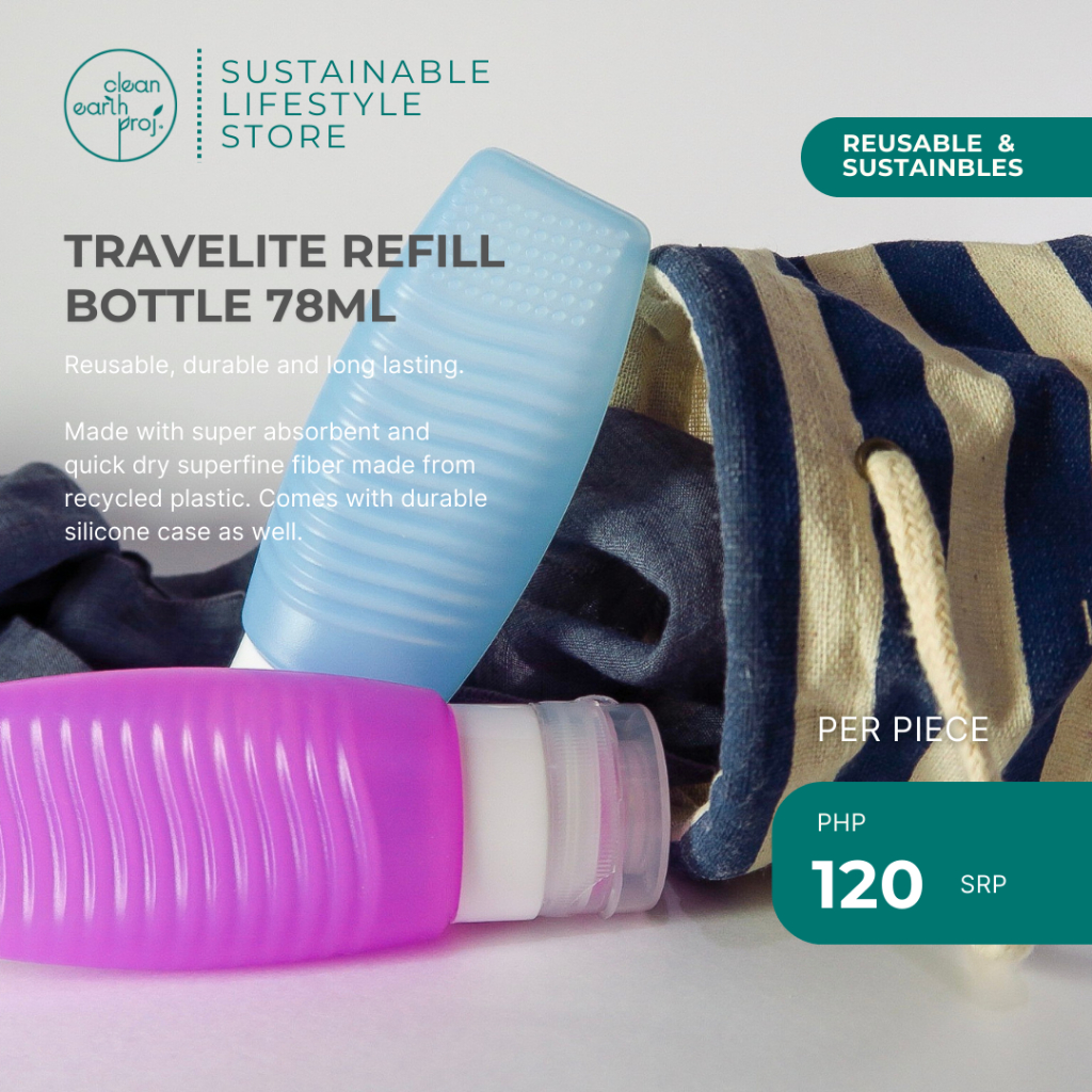 Clean Earth Project Travelite Refill Bottles Spill-Proof Leak-Proof ...