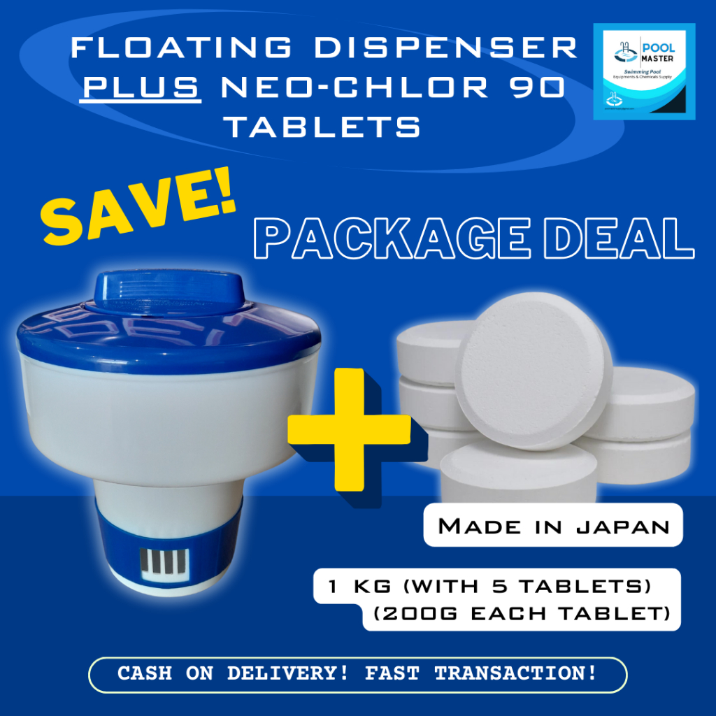 Floating Dispenser Plus Neo-Chlor 90 Tablets Bundle | Shopee Philippines