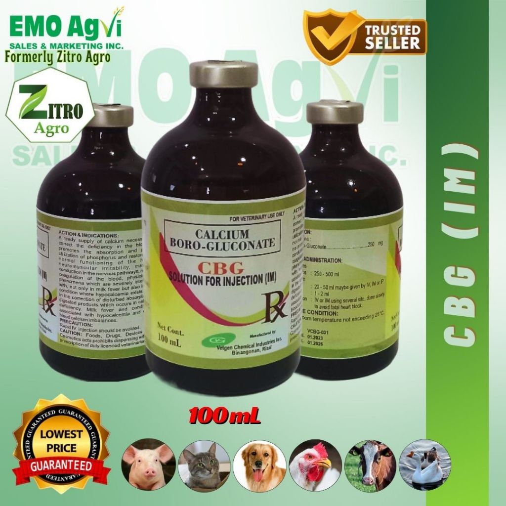 CBG CALCIUM BORO-GLUCONATE 100ML | Shopee Philippines