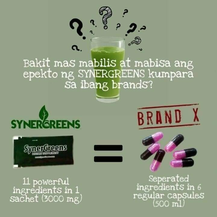 Synergreens Herbal Juice Drink 1 Sachet | Shopee Philippines