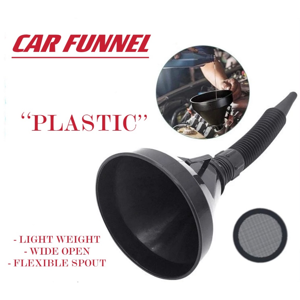 Car Funnel Refueling Funnel Automobile/Motorcycle PLASTIC | Shopee ...