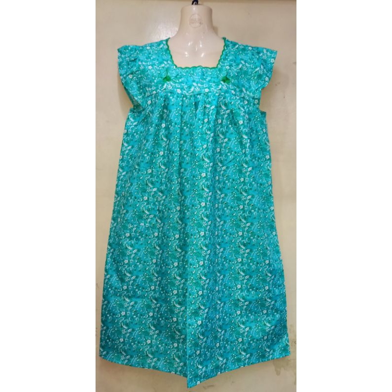 Miniflora Cotton Duster Embroidery Duster Daster Pambahay Pantulog ...