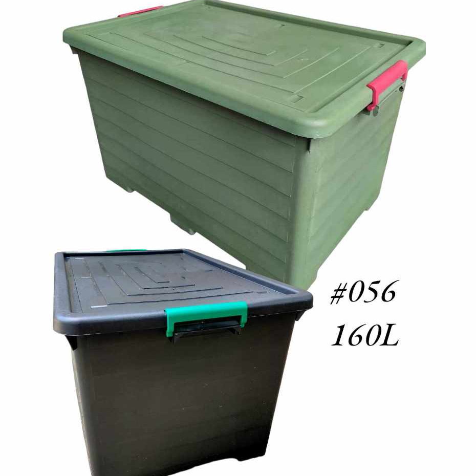 160LITERS HEAVY DUTY 160LITERS/90LITERS COLORED/BLACK Storage box with ...