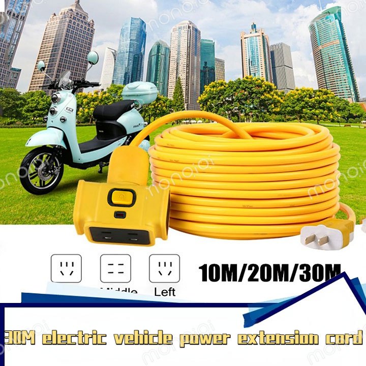 Extension Electrical Wire Cord Socket With Cable Extra-long Plug-in ...