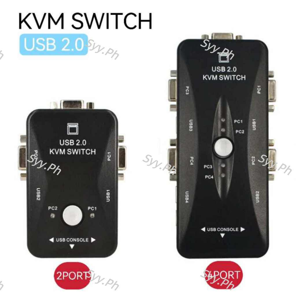 2PORT USB 2.0 KVM SWITCH>(MODEL:KVM21UA) 4PORT USB 2.0 KVM SWITCH ...