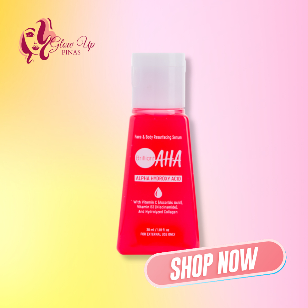 Original 100% Authentic Brilliant Skin Aha Serum | Face And Body ...