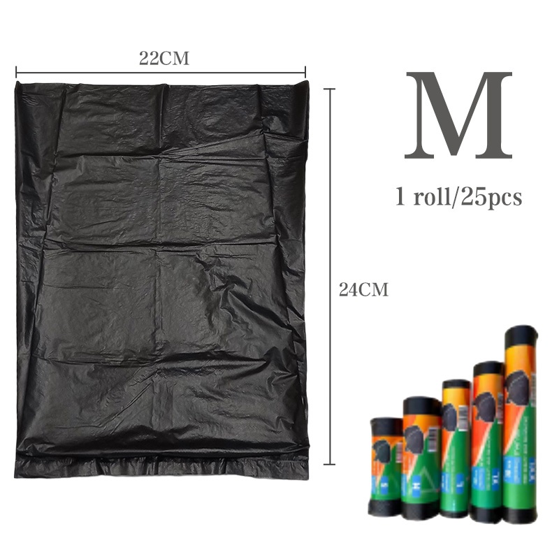 Trash Garbage Bag Small/Medium/Large/XL/2XL per Roll (Can be used for ...