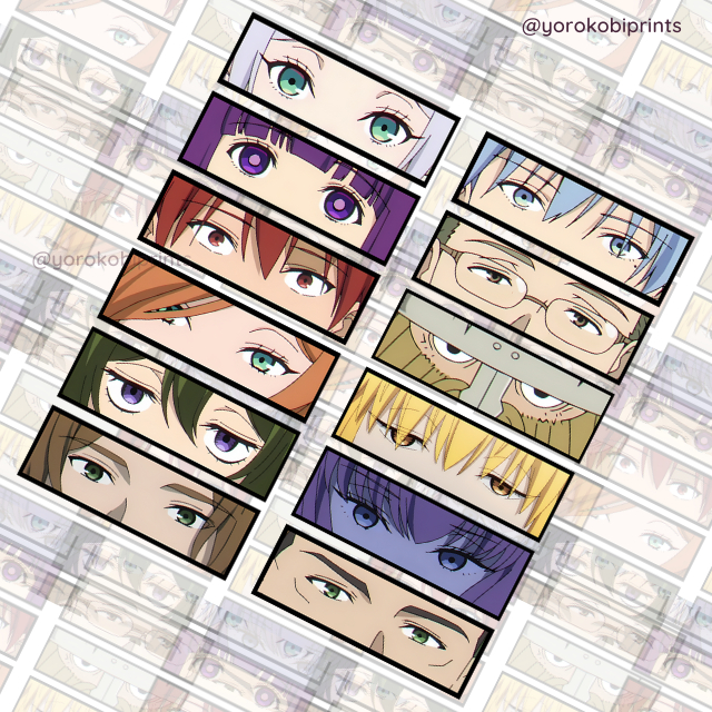 Sousou no Frieren - Frieren Fern Stark Himmel - Eye Slap - Waterproof ...