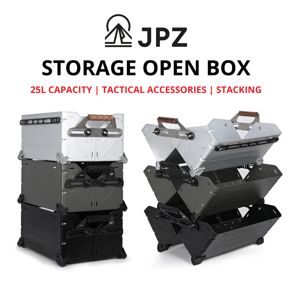 Camping Storage Open Box 25L | Stackable | Tactical | Outdoor ...
