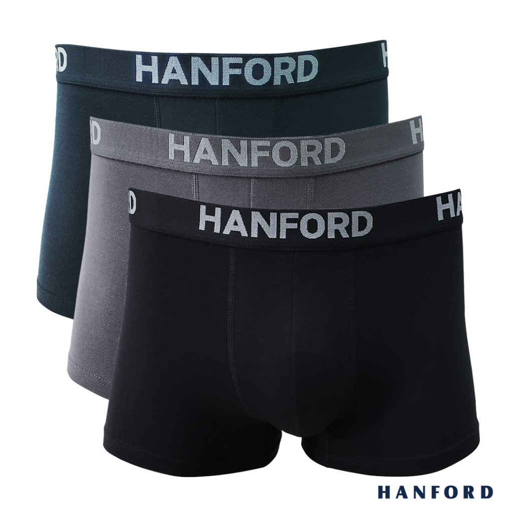Hanford Men Cotton w/ Spandex Boxer Briefs Logan - Assorted Colors ...