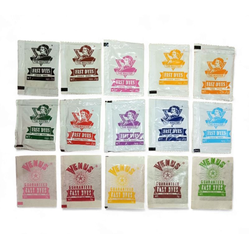 3 pieces Venus / The Master/ Dura Smooth Colors (Fabric Dye/Jobos ...