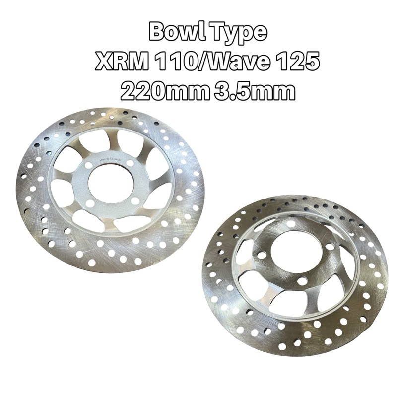 MOTORCYCLE rotor disc front xrm 110 wave 125 rs125 carb 4holes stock ...