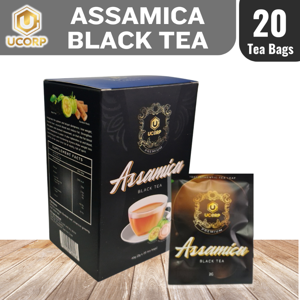 ASSAMICA BLACK TEA | 20 Tea Bags | Kidney Problems, Metabolism, Heart ...
