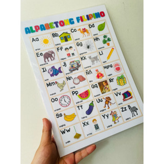 Alpabetong Filipino Tagalog Chart Laminated A4 Size | Shopee Philippines