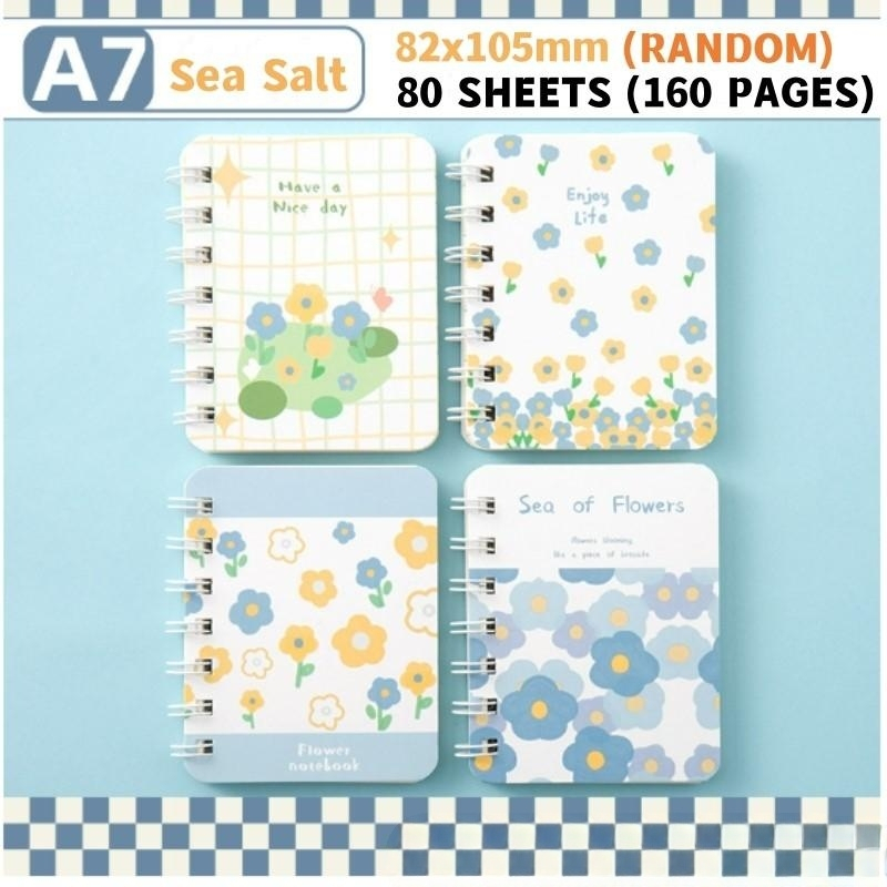 mini diary book diary A7 Cute Mini Spiral Notebook Cartoon Diary ...