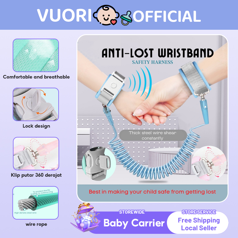 Toddler Children Anti-Lost Safety Wrist Band Rope Outdoor Walking ...