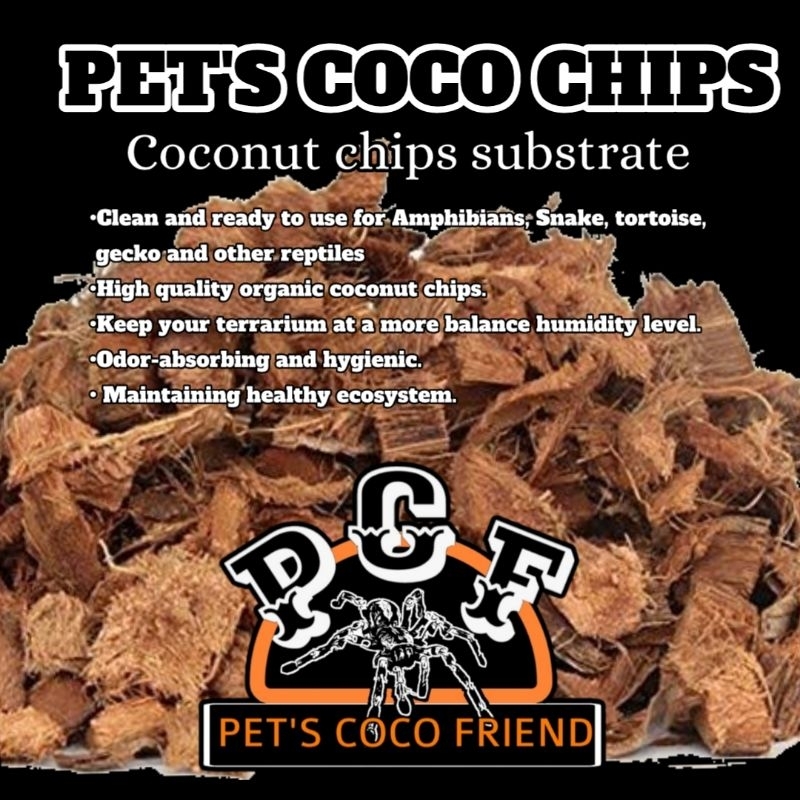 Coco chips, reptile substrate, coconut chips substrate | Shopee Philippines