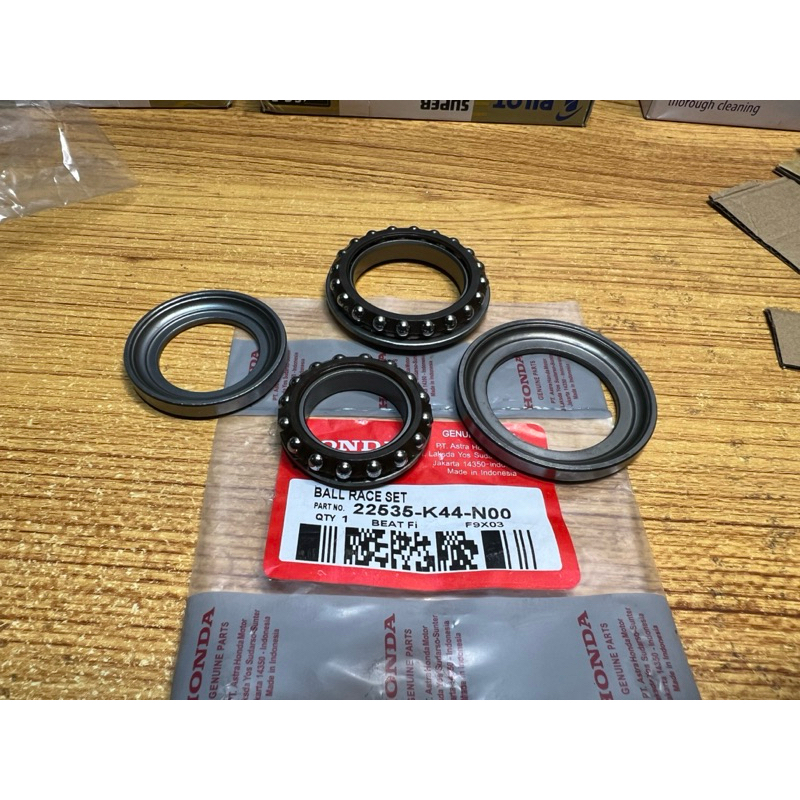 OEM Steering Cone Knuckle Ballrace Bearing type beat fi v1 v2 click125 ...