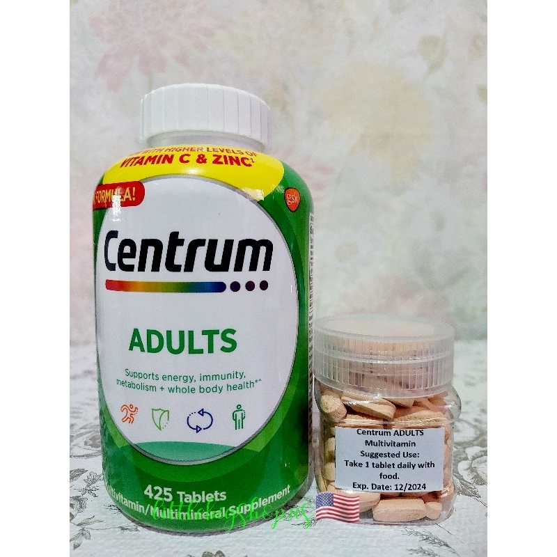 Centrum Adults Mutivitamin / Multimineral 100 Tablets | Shopee Philippines