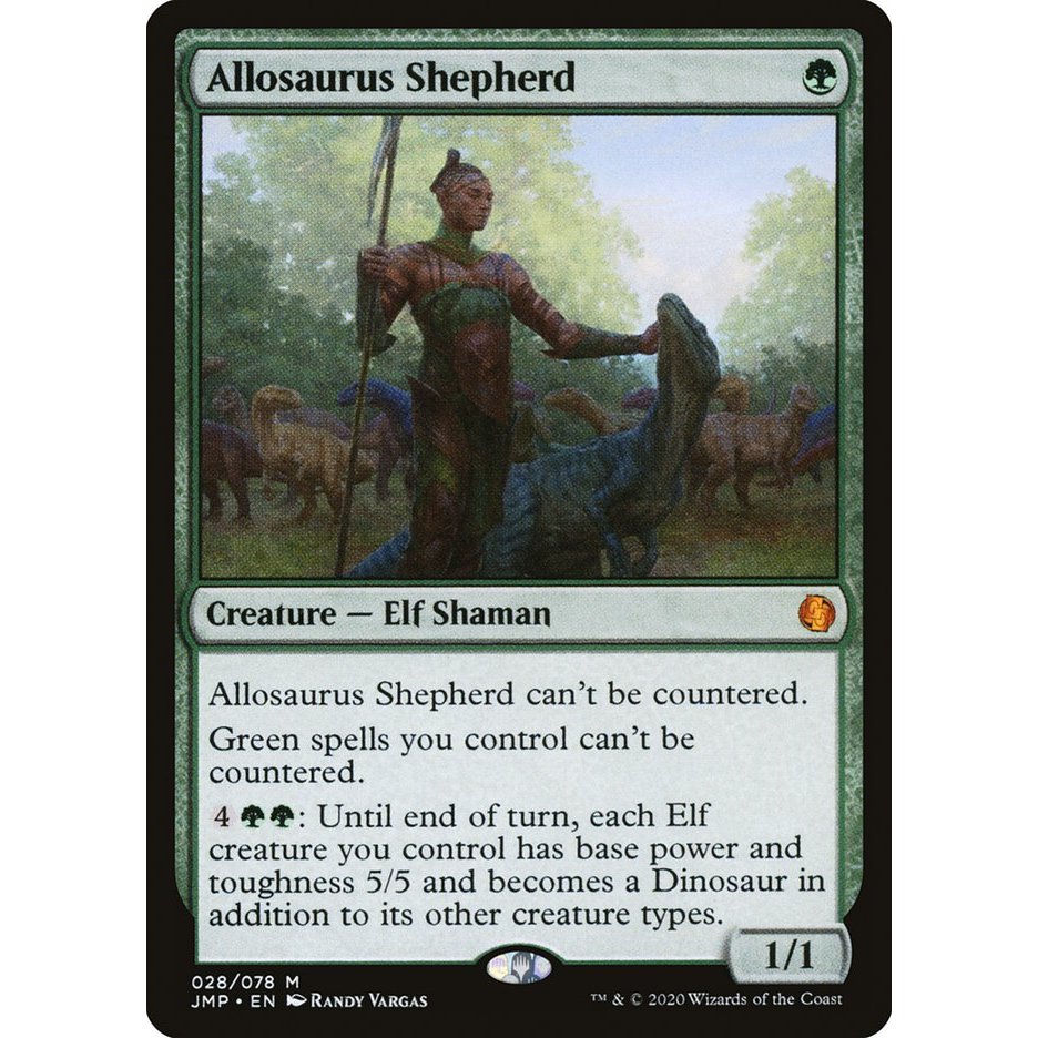 MTG Singles: Allosaurus Shepherd NM Green JMP Jumpstart | Shopee ...