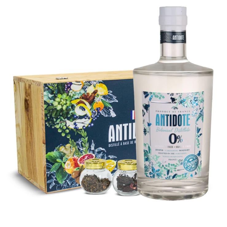 Antidote Botanical Distillate Gin 700ml Gift Pack | Shopee Philippines