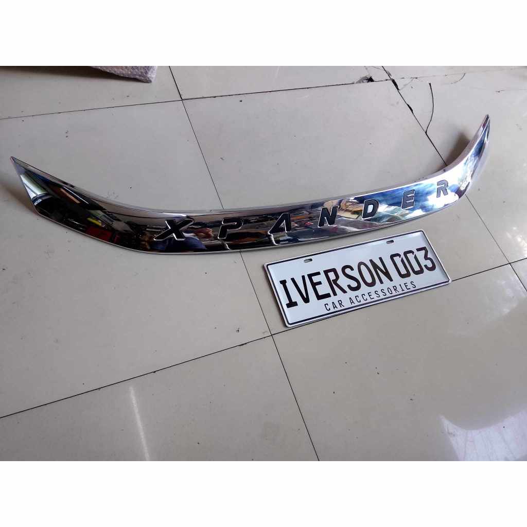 Mitsubishi Xpander 2018 to 2019 Electroplate Front Hood Lip Hood Shield ...