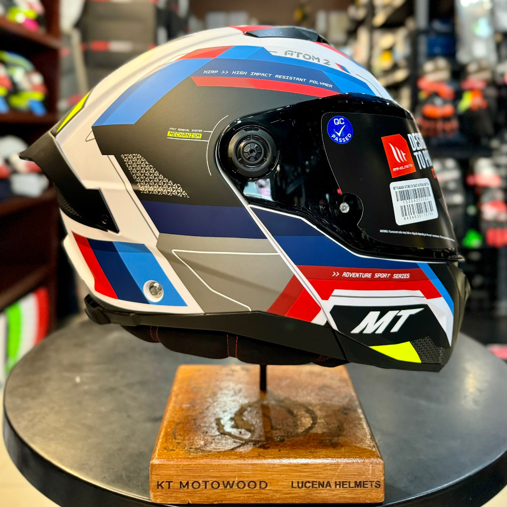 MT Atom 2 Modular Dual Visor Helmet with Free Extra Clear Visor ...
