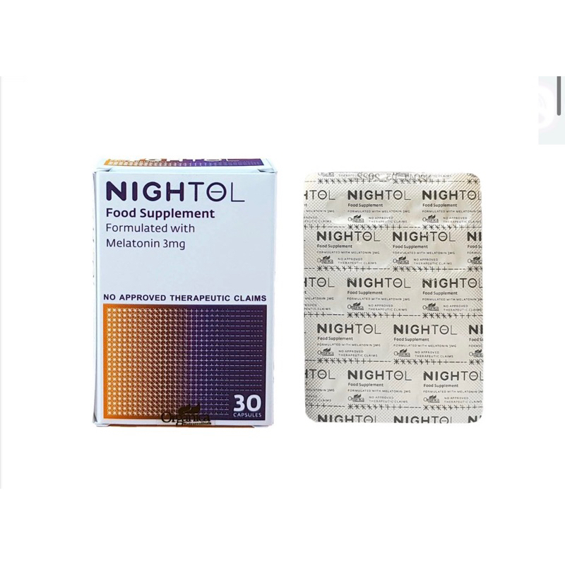 Nightol Melatonin 3mg 30 Capsules | Shopee Philippines