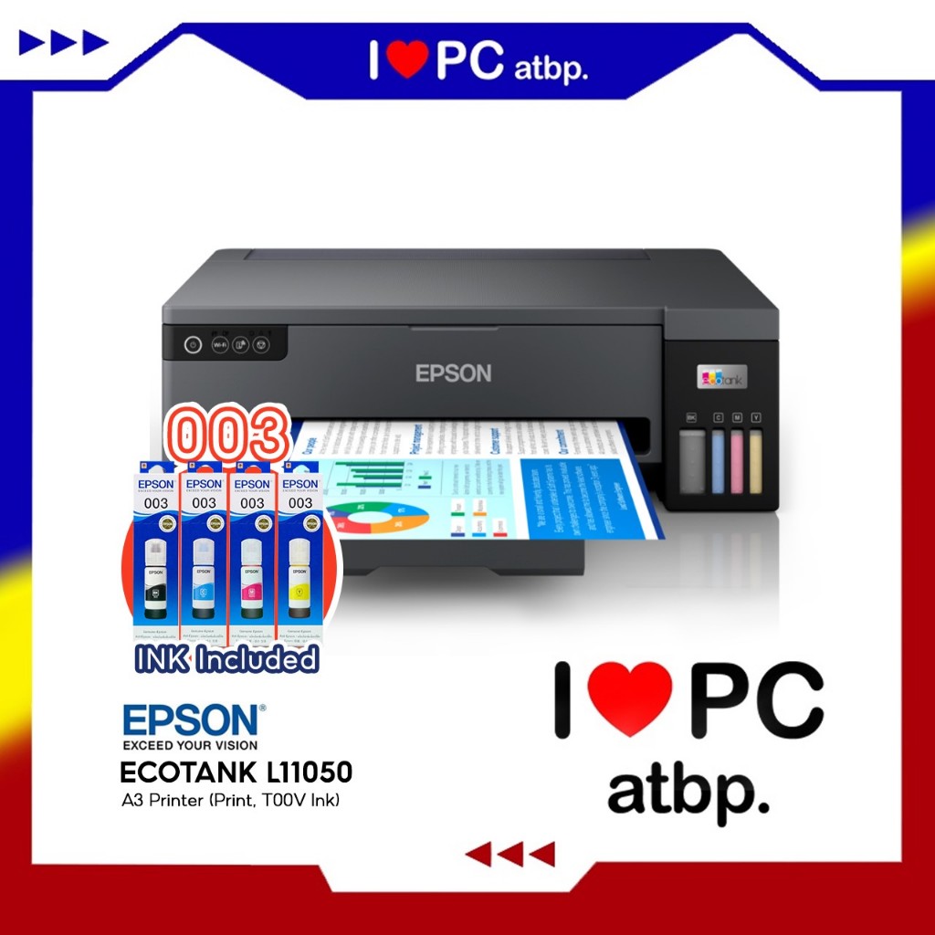 Epson Ecotank L11050 A3 Printer (Print, Ink Tank System, T00V Ink) | Shopee Philippines