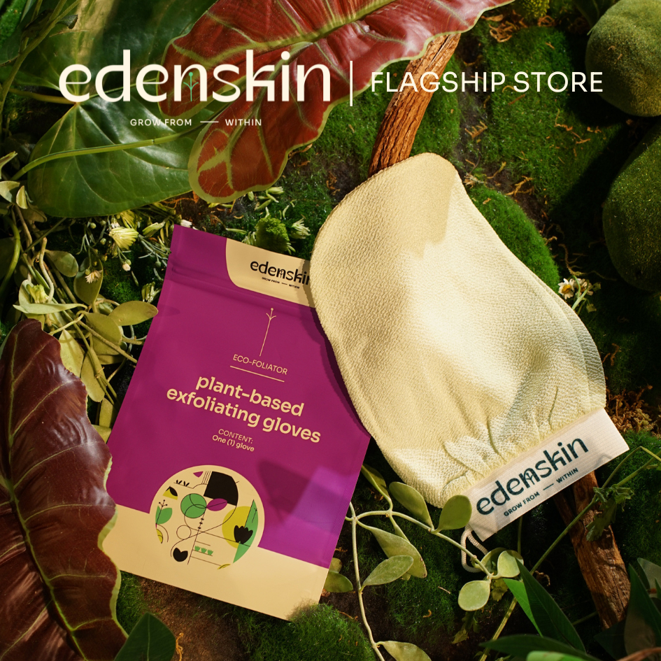 Edenskin - Eco-Foliator Plant-Based Exfoliating Gloves [Removes Dead ...