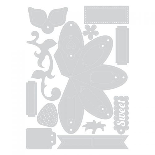 Sizzix Thinlits Die - Sweet Strawberry #659712 | Shopee Philippines