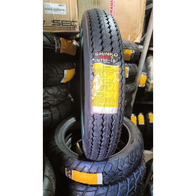 MT-90-16 E-240 TUBETYPE WHITE WALL SHINKO MADE IN KOREA (2018) | Shopee ...