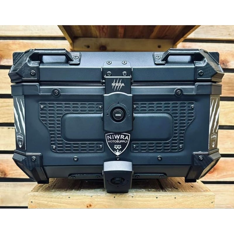 NEW‼️22L,25L,35,45L,55L/50L and 65L ALLOY TOP BOX NIWRA | Shopee ...