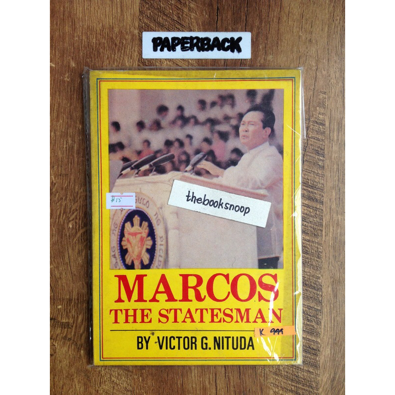 Marcos, the Statesman Victor Nituda filipiniana abl history | Shopee ...