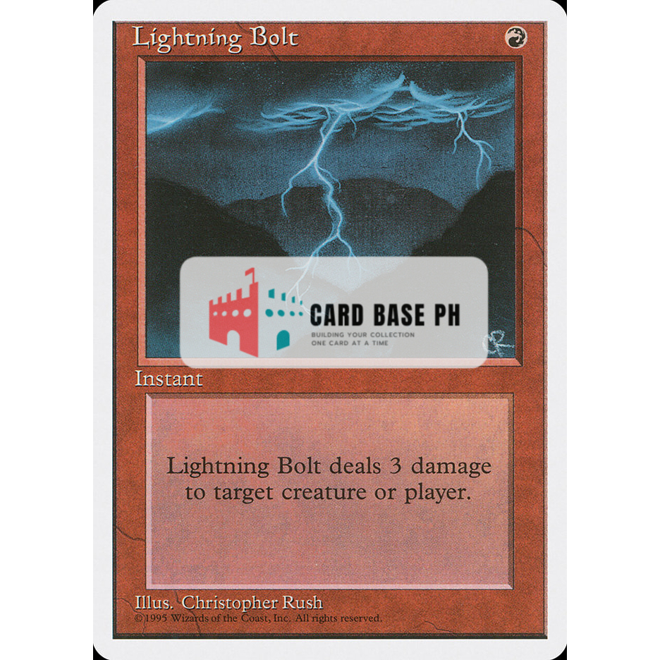 Lightning Bolt - Magic the Gathering Trading Card | Shopee Philippines