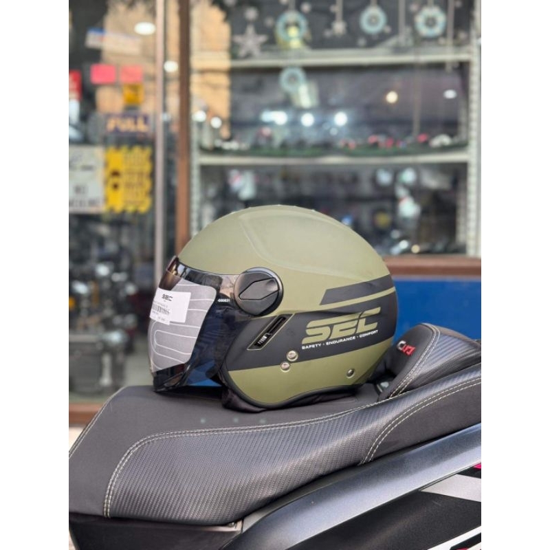 SEC MOON HALF FACE HELMET | Shopee Philippines