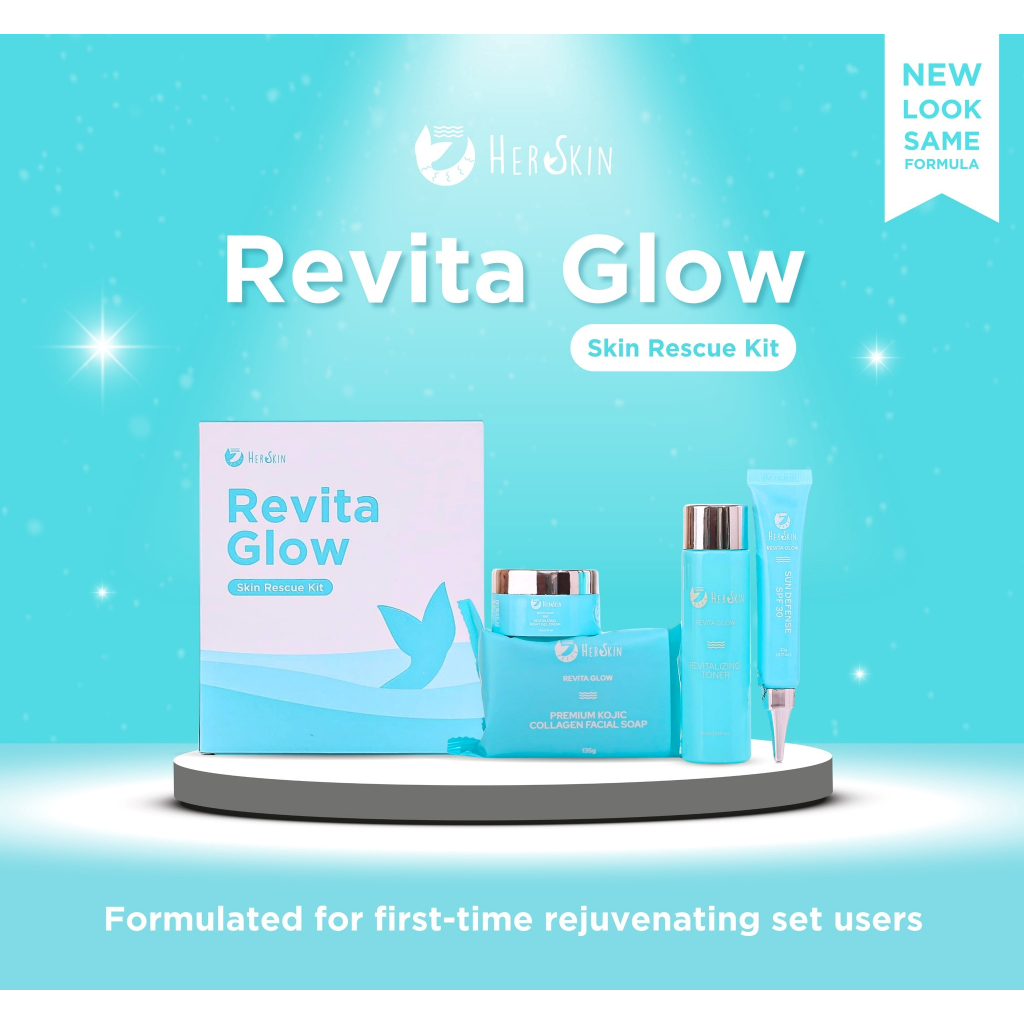 Herskin Revita Glow Kit - Rejuvenating Facial Set | Shopee Philippines