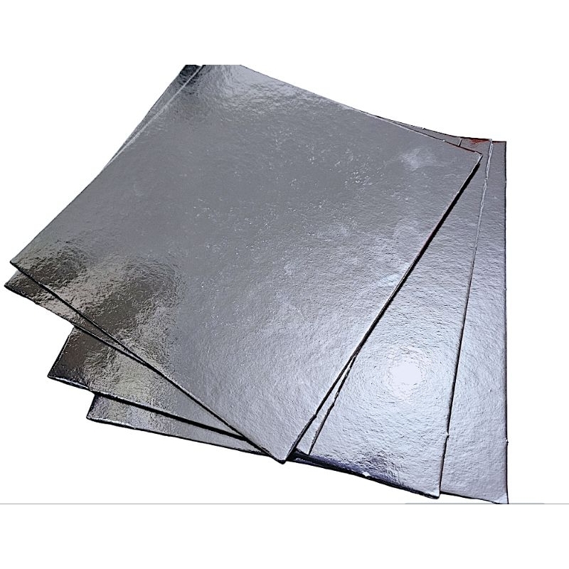 Silver Cake Board Square 10 inches (set of 10 and 20 pcs) | Shopee ...