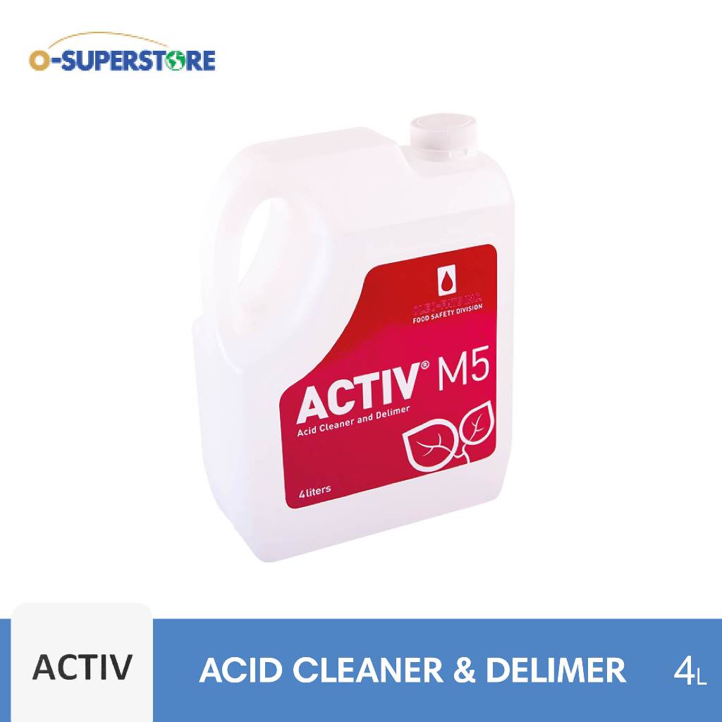 Activ M5 Acid Cleaner and Delimer 4L | Shopee Philippines