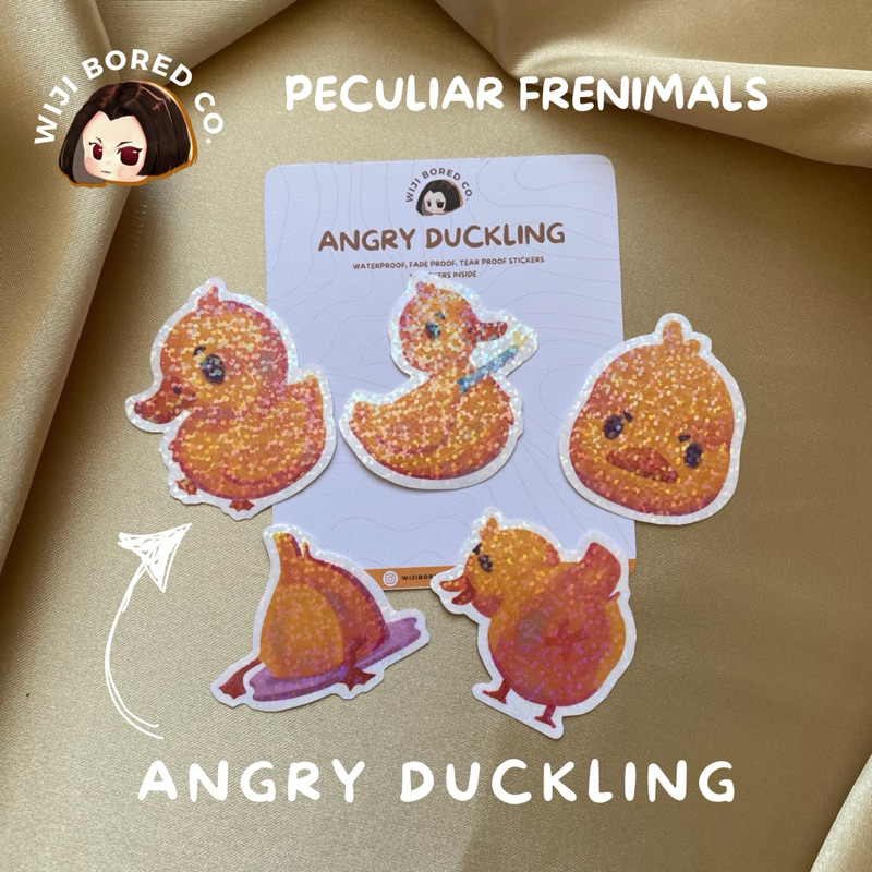 ANGRY DUCKLING | Duckies stickers | Duck vinyl stickers | Duck ...