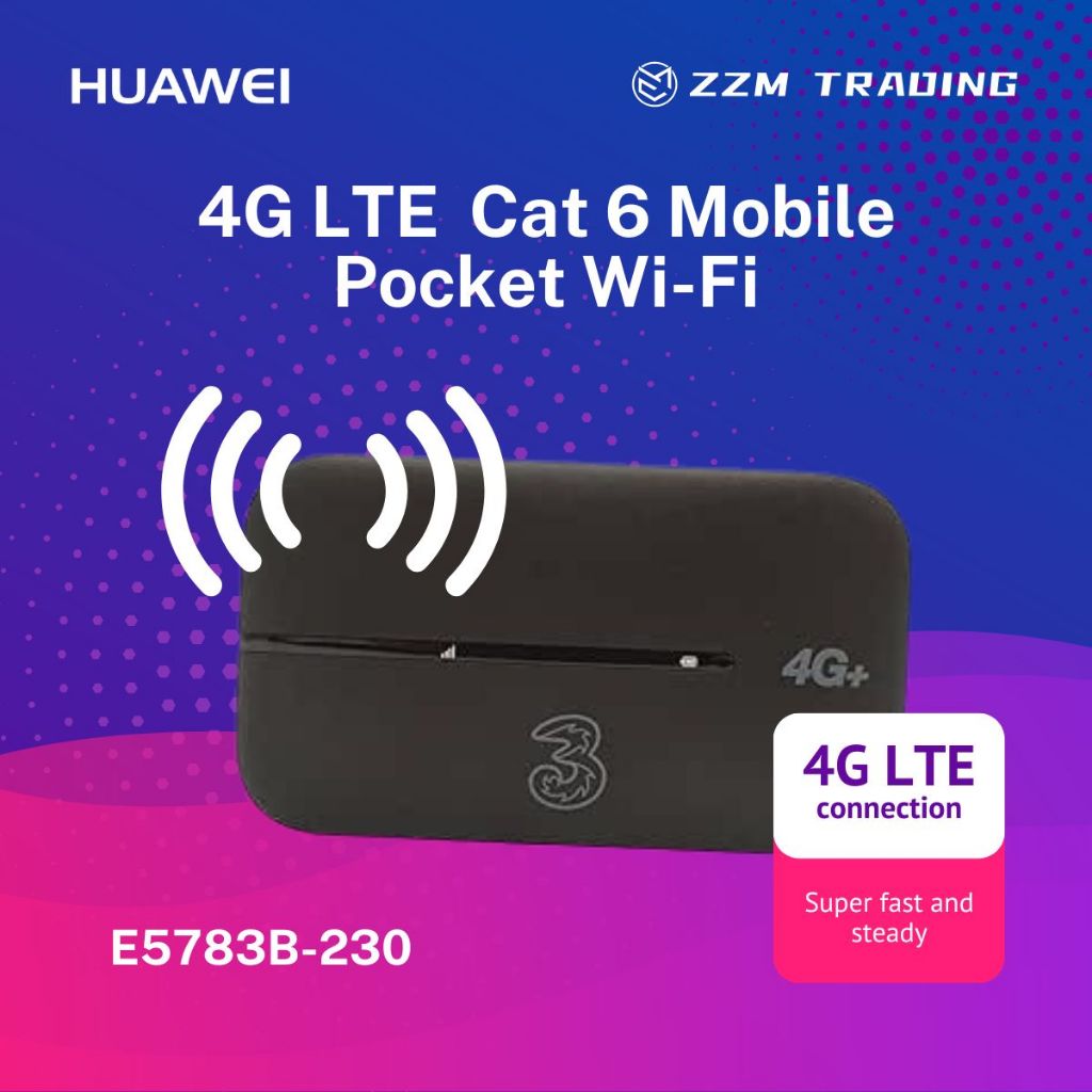 Huawei 4G E5783B-230 | 330 LTE Mobile Pocket Wifi 300 Mbps ZZM Trading ...