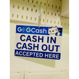 GCASH CASH IN CASH OUT SIGNAGE | A5 | SINTRA BOARD | Shopee Philippines