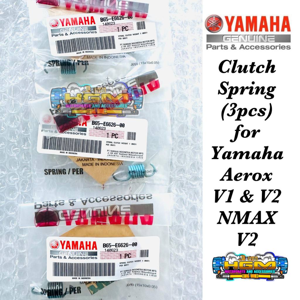 CLUTCH SPRING FOR AEROX V1/V2 | NMAX V2 | YAMAHA GENUINE PARTS | B65 ...