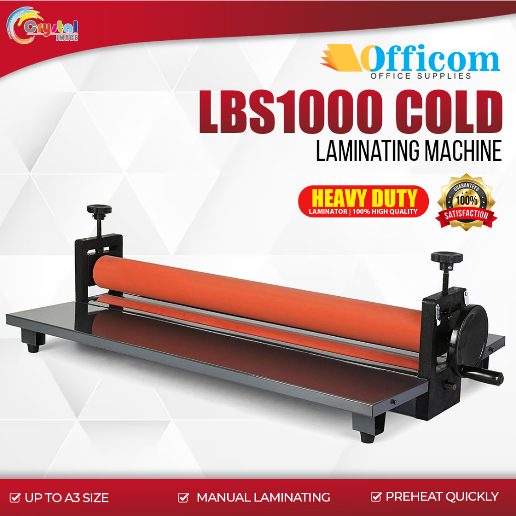 Manual Cold Laminating Machine Lbs1000 Cold Heavy Duty Cold Laminator