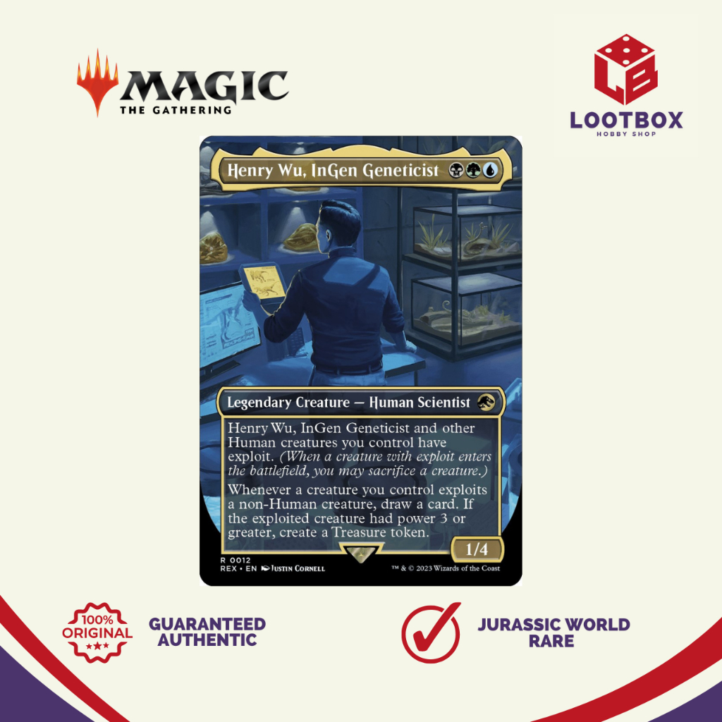 Magic the Gathering: Henry Wu, InGen Geneticist (Rare) - Universes ...